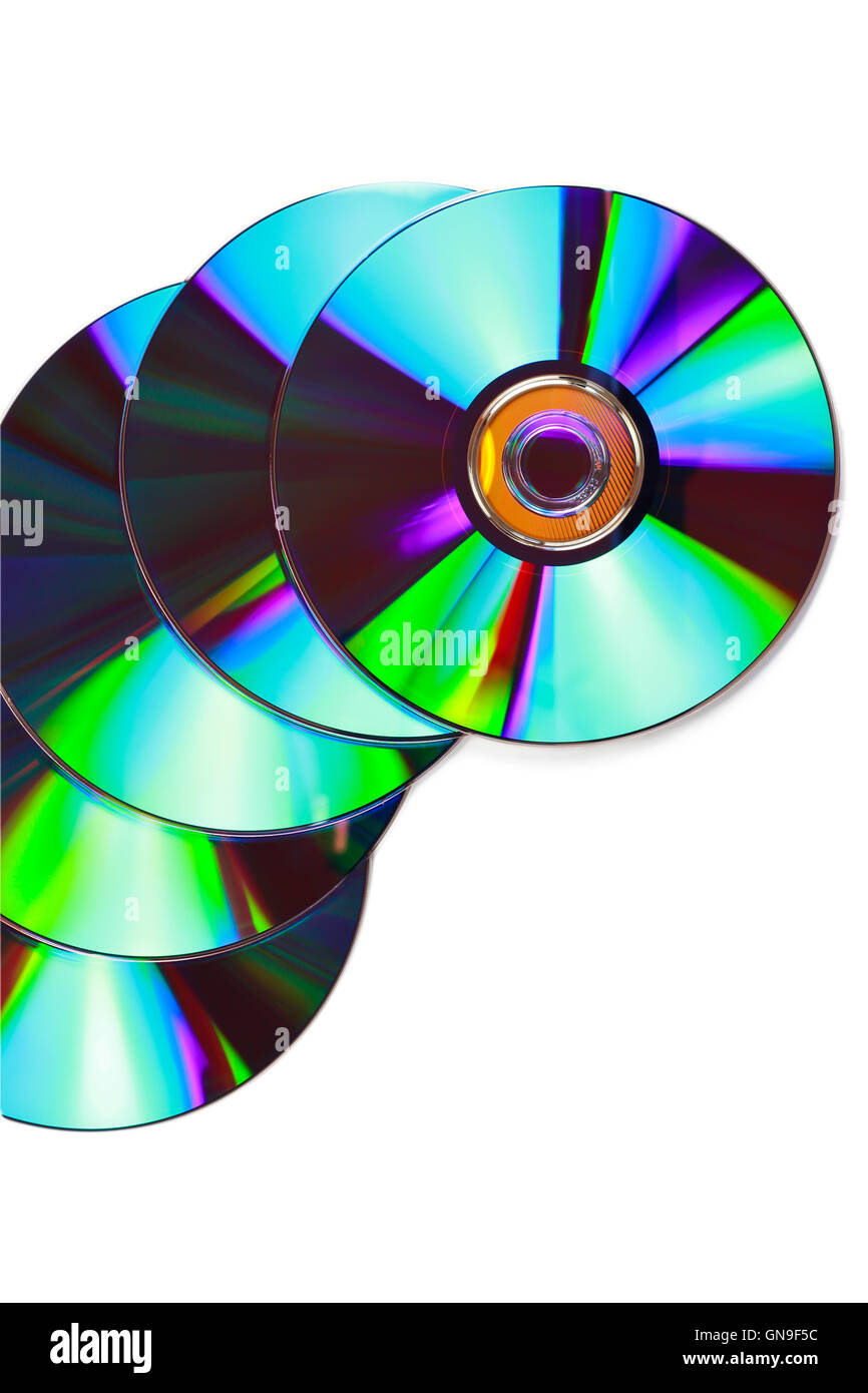 closes ΓÇô up CD texture in white background Stock Photo - Alamy