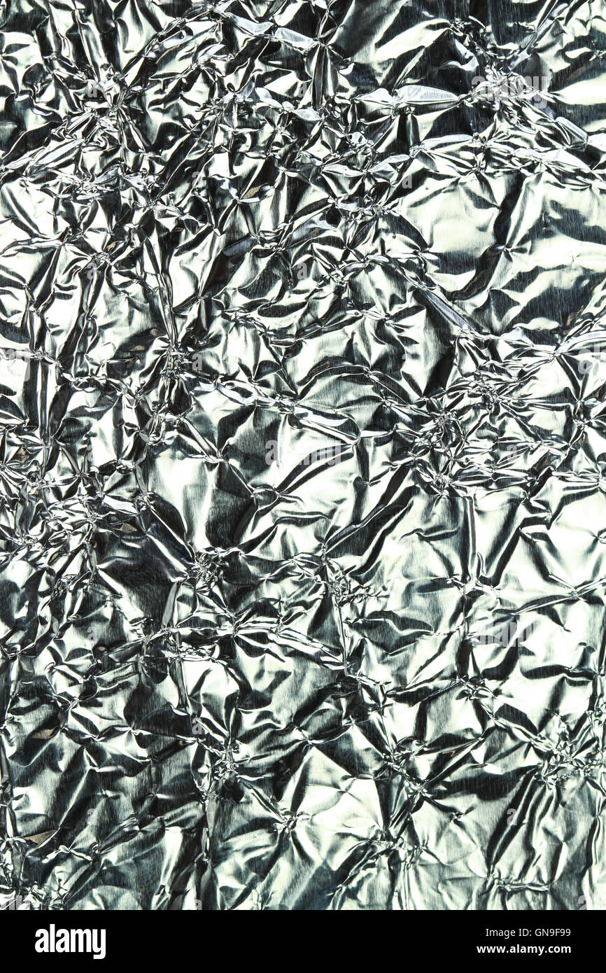 a creased old paper in silver color texture Stock Photo - Alamy
