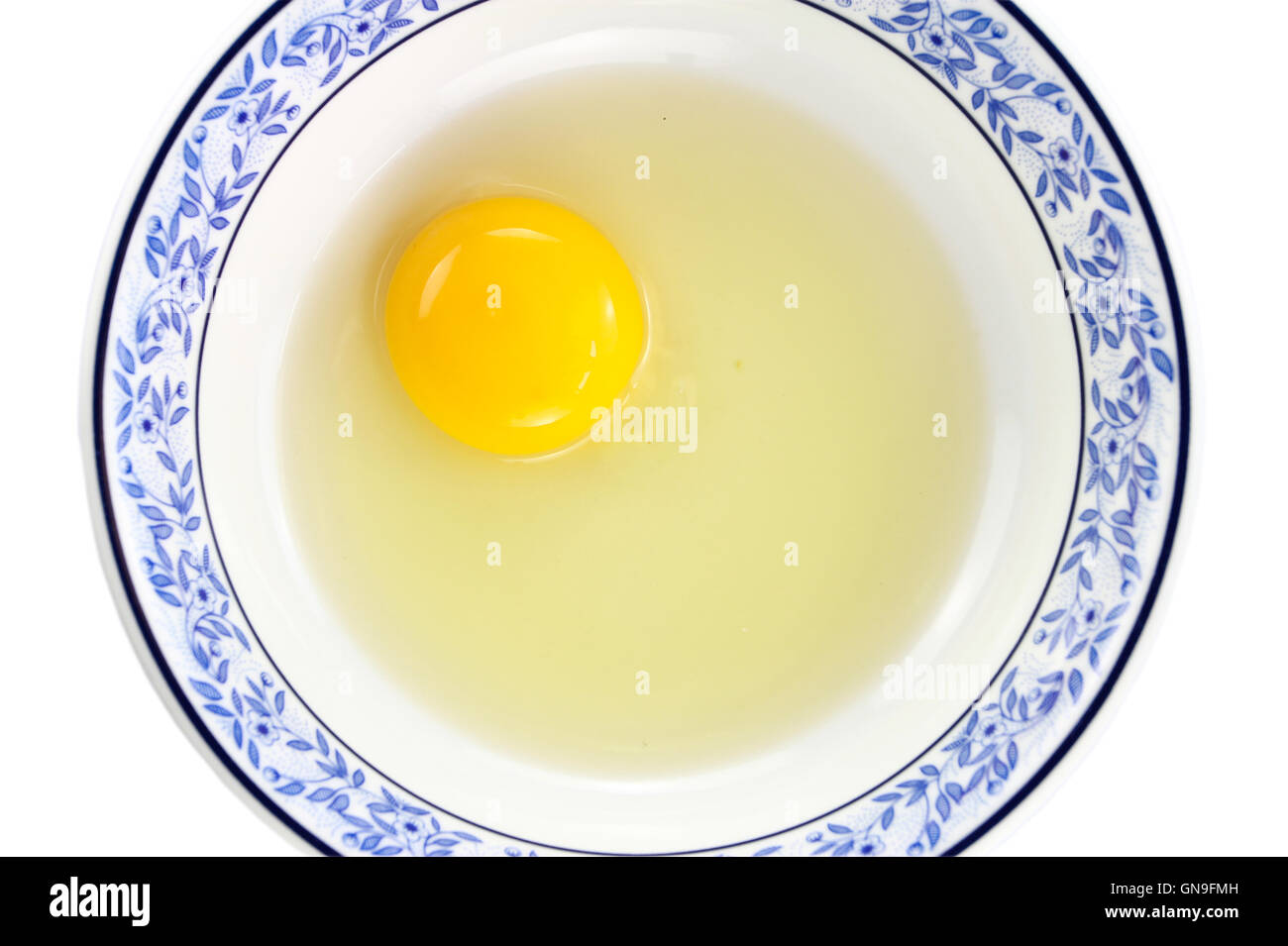 Egg yolk close - up Stock Photo - Alamy