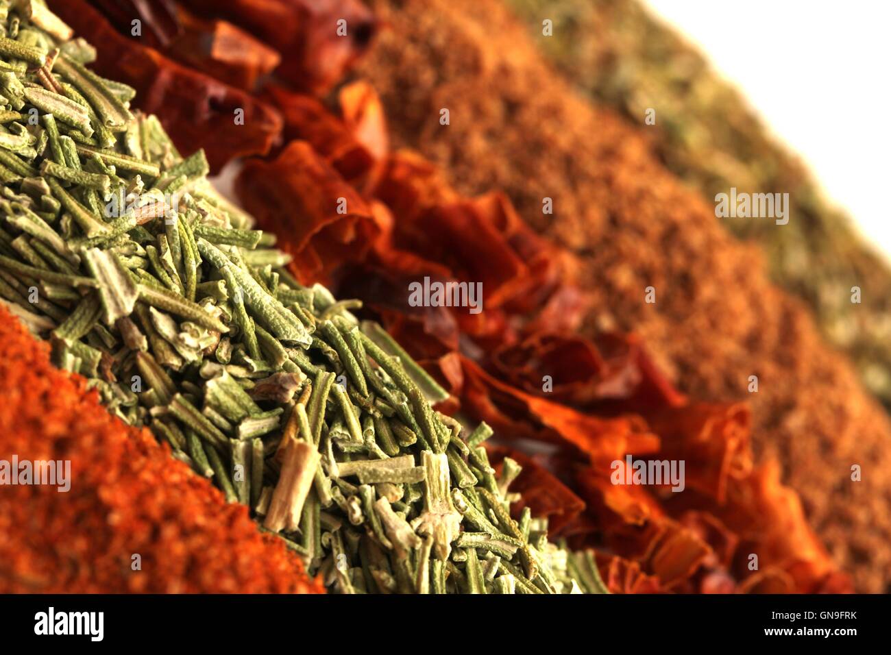 mixed lines from spices Stock Photo - Alamy