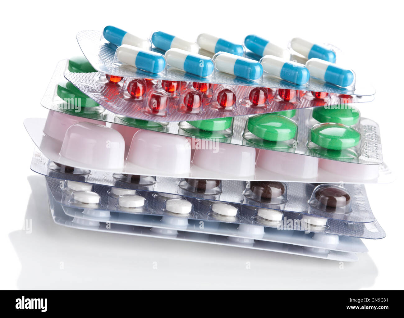 Stack of pills hi-res stock photography and images - Alamy