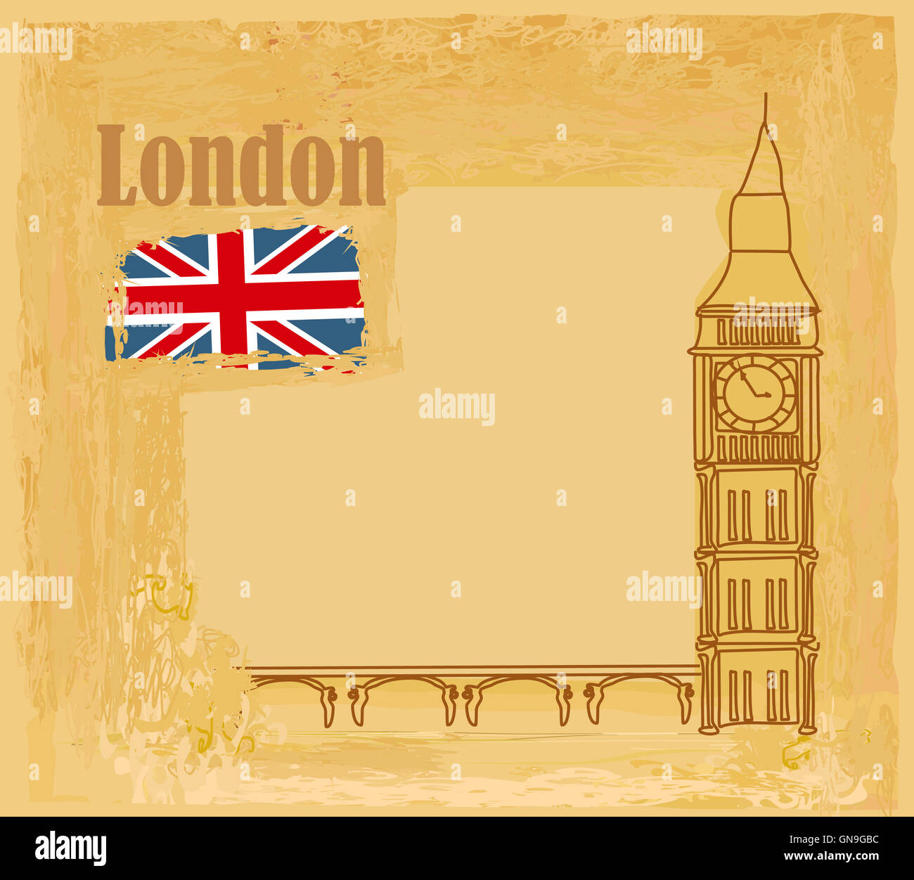 Postal card london hi-res stock photography and images - Alamy