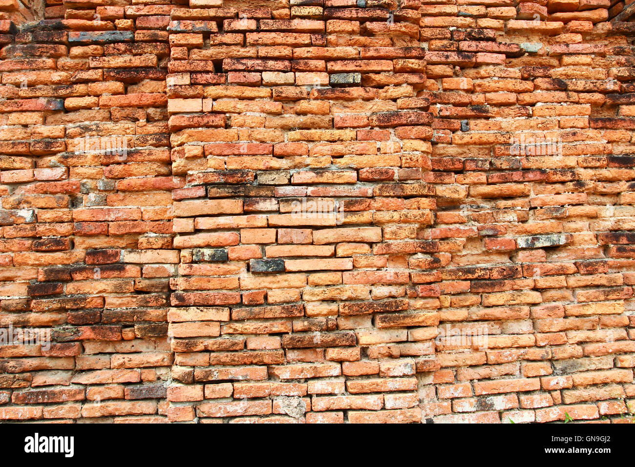 Detail of the brick walls of the old Stock Photo - Alamy