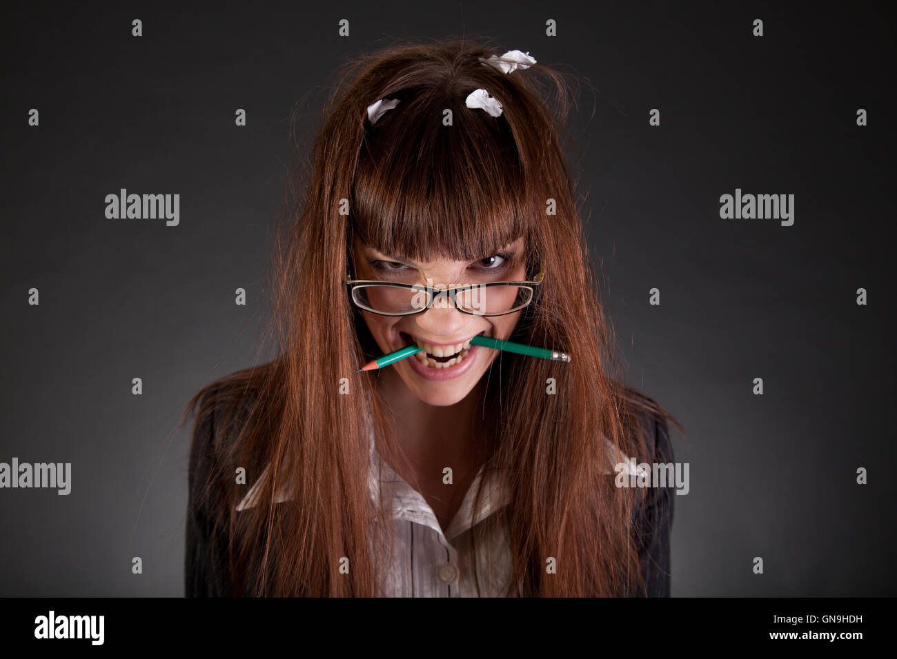 Pencil angry stress frustration High Resolution Stock Photography and ...