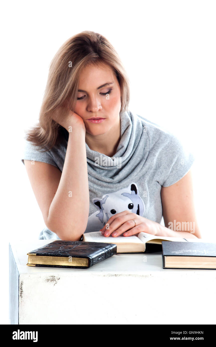 A young girl student Stock Photo - Alamy