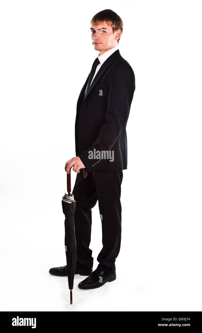 Man working broker business Cut Out Stock Images & Pictures - Alamy