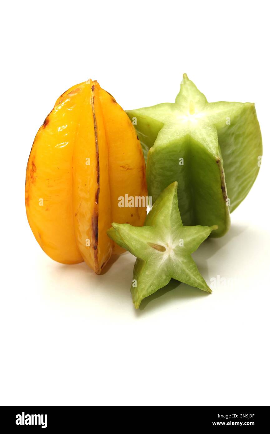 isolated star fruits Stock Photo - Alamy