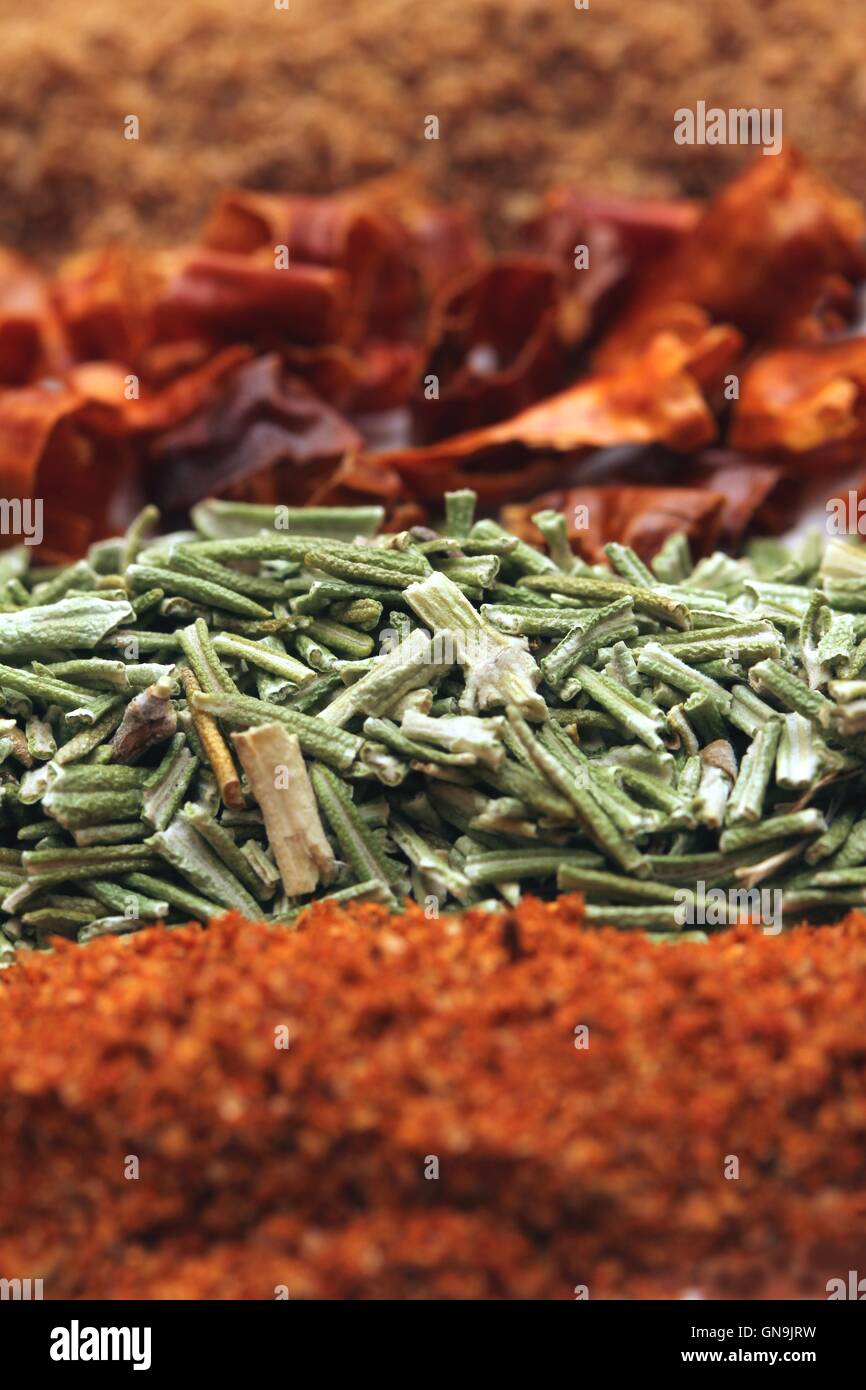 mixed lines from spices Stock Photo - Alamy