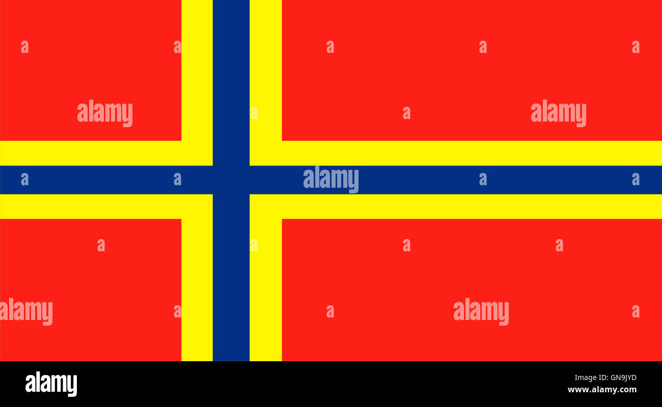 Orkney flag hi-res stock photography and images - Alamy