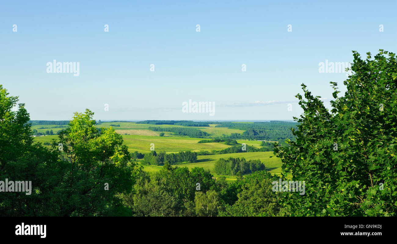 aerial view rural landscape Stock Photo - Alamy