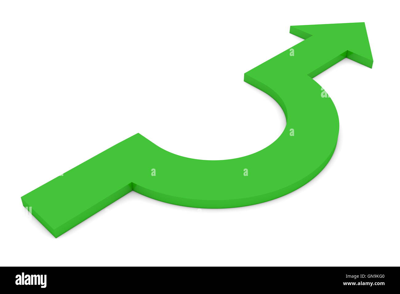 Curved Arrow High Resolution Stock Photography and Images - Alamy