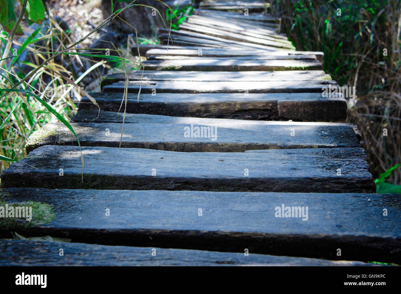 Old Wodden Bridge Stock Photo - Alamy