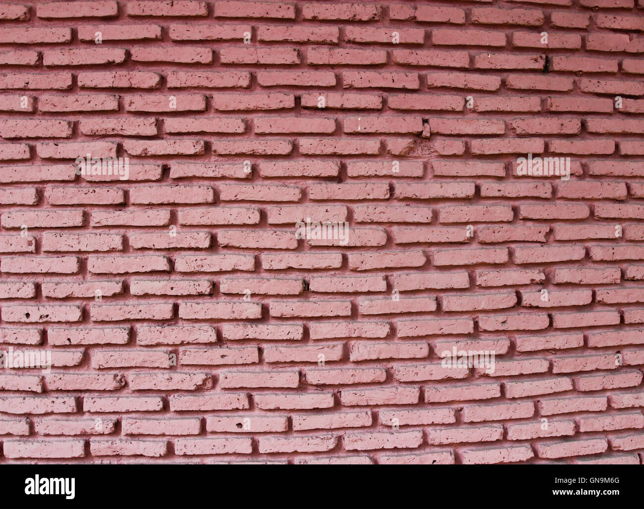 Red brick wall, square format Stock Photo - Alamy