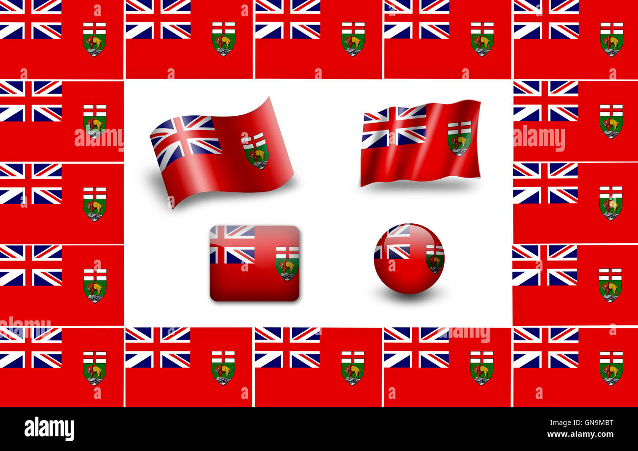 Flag of manitoba hi-res stock photography and images - Alamy