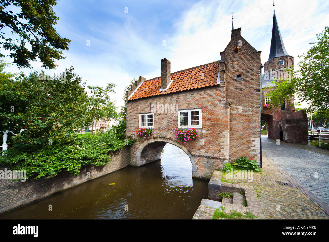 East Gate in Delft - Holland Stock Photo - Alamy