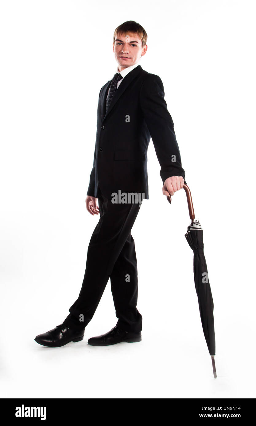 Man working broker business Cut Out Stock Images & Pictures - Alamy