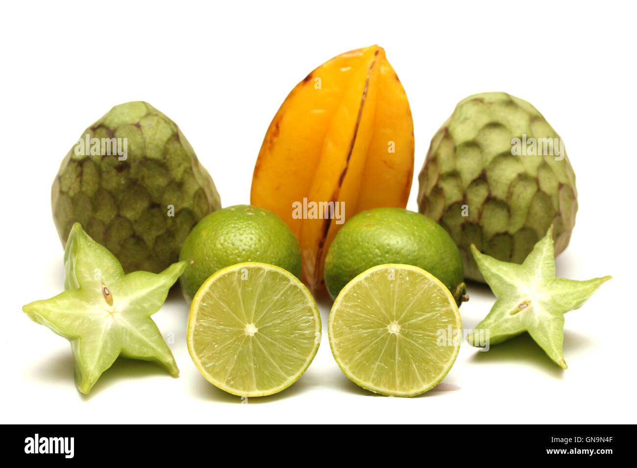 Cherimoya fruits Cut Out Stock Images & Pictures - Alamy