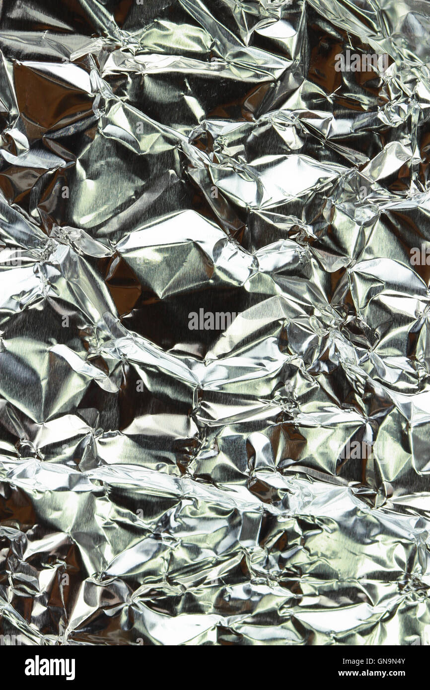 a creased old paper in silver color texture Stock Photo - Alamy