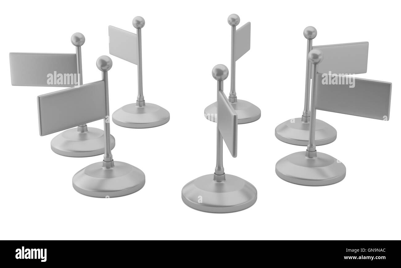 Plastic flags Black and White Stock Photos & Images - Alamy