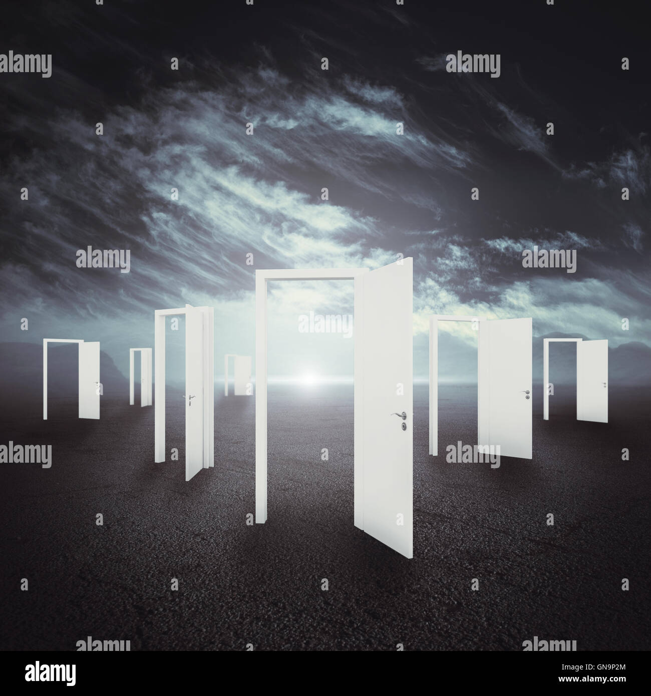 Opportunity 3D Rendering Stock Photo - Alamy