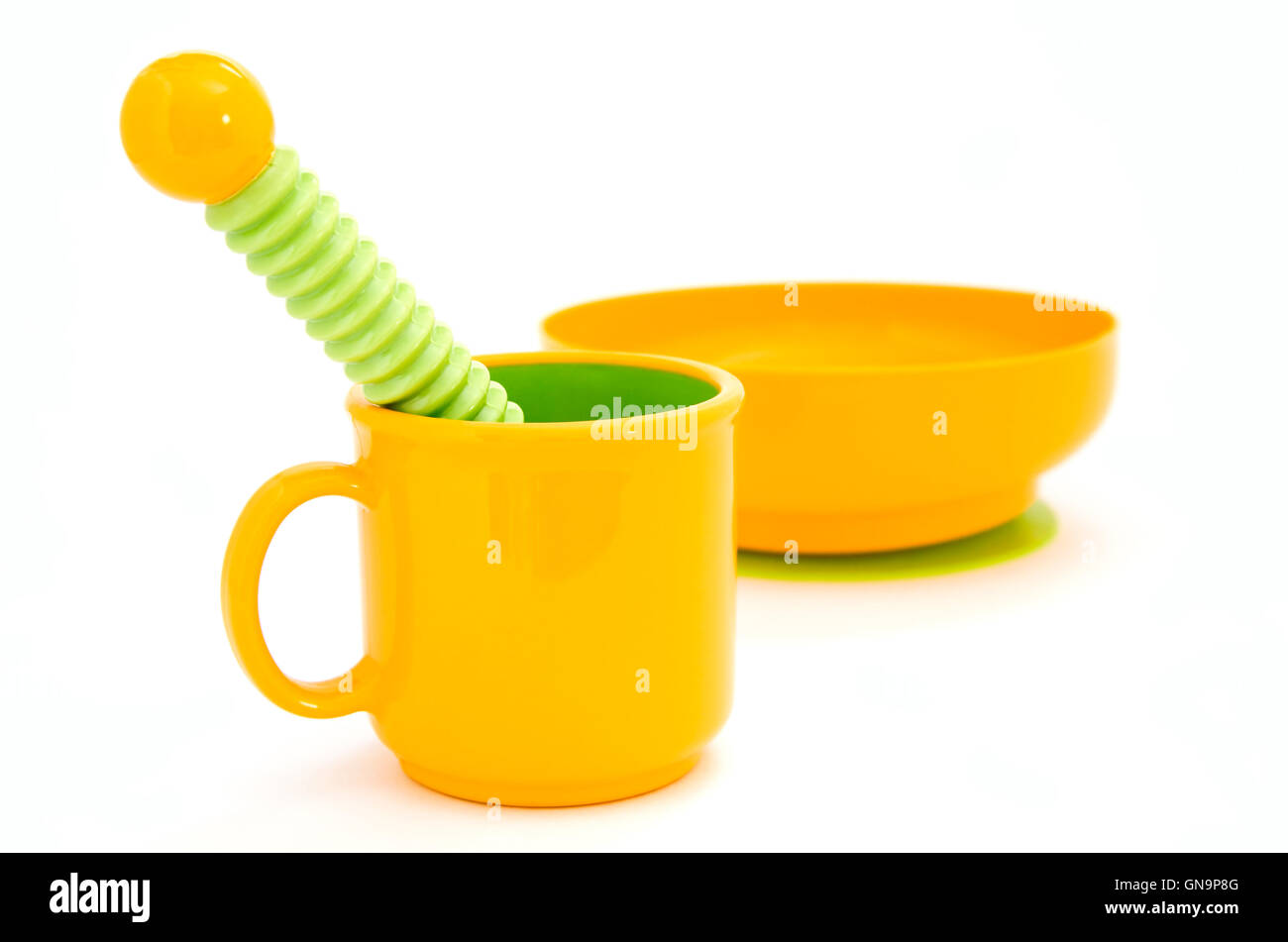 bright orange complete set Stock Photo - Alamy