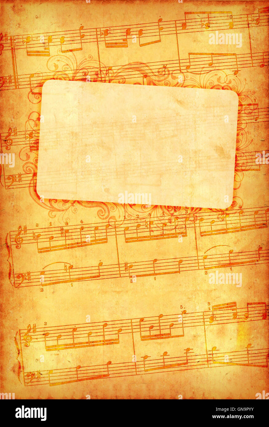 Grunge musical background Stock Photo - Alamy