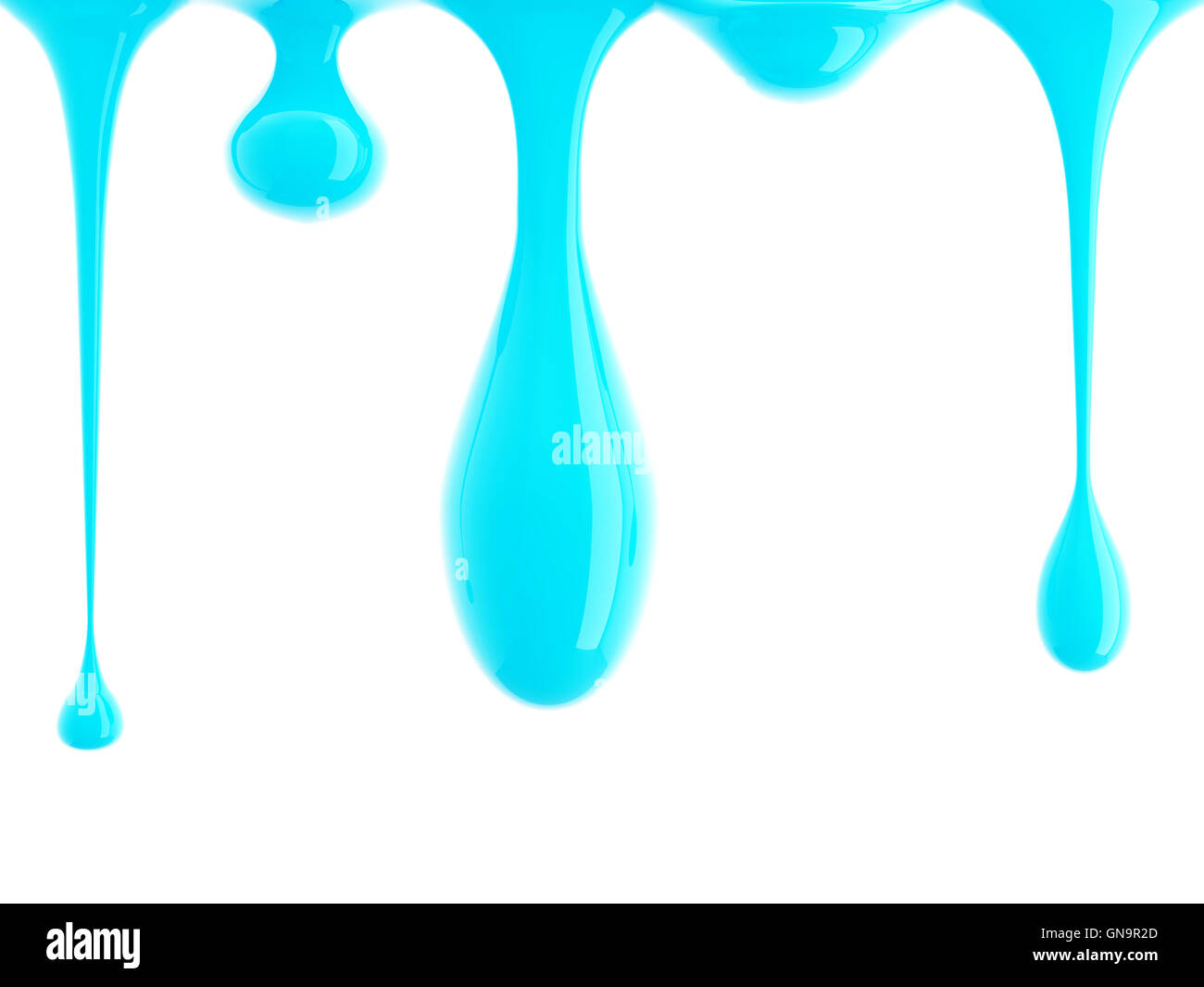 Bright blue smudges of water Stock Photo - Alamy