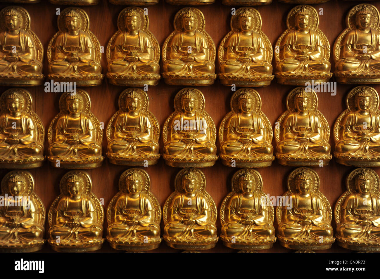 representative sculpture of buddhist faith Stock Photo - Alamy