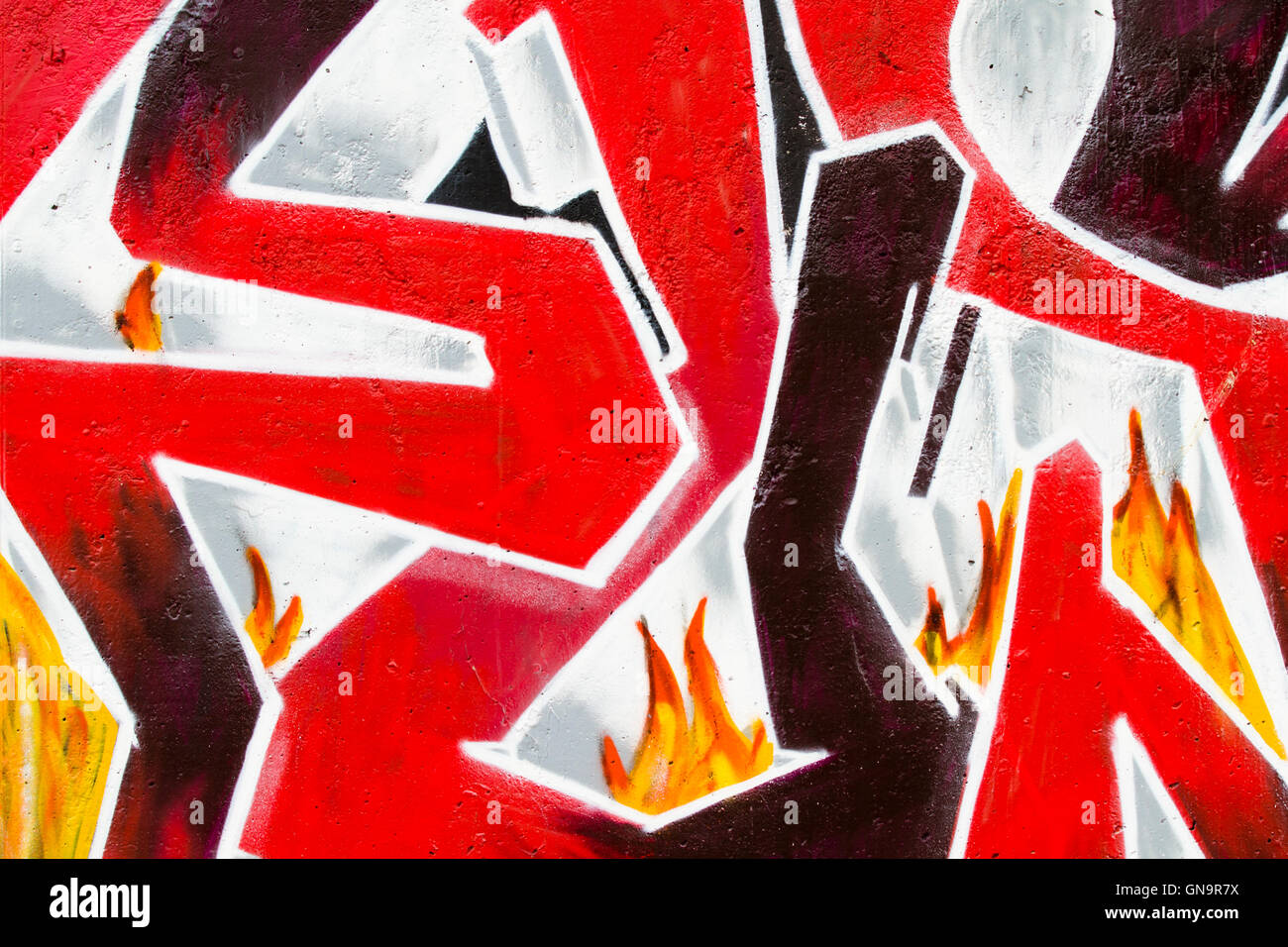 Graffiti seamless background. Urban art texture Stock Photo - Alamy