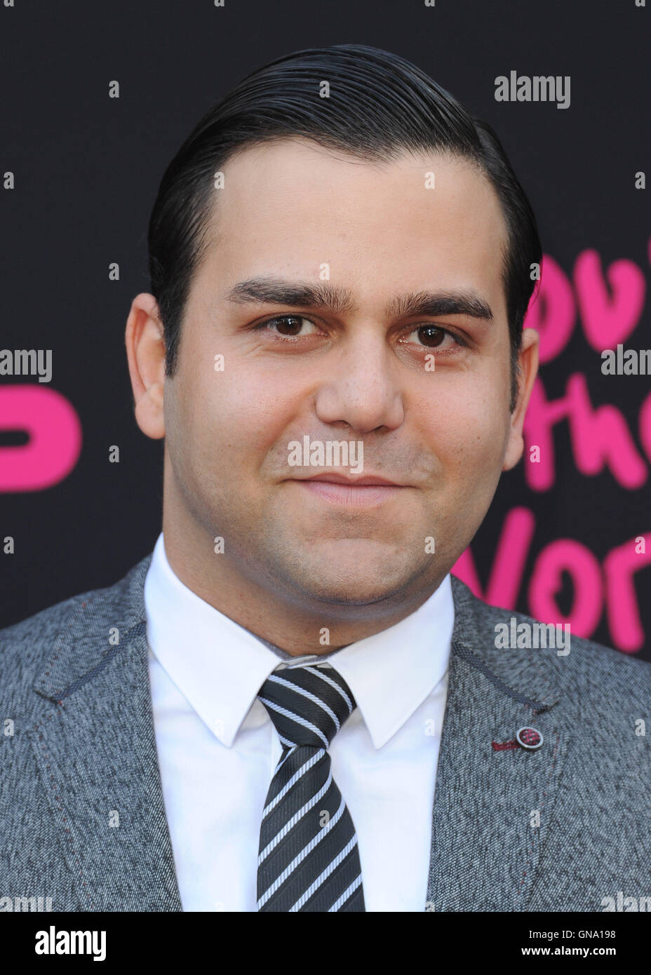 LOS ANGELES - AUGUST 28: Cameron Gharaee at the premiere of FX's 'You ...