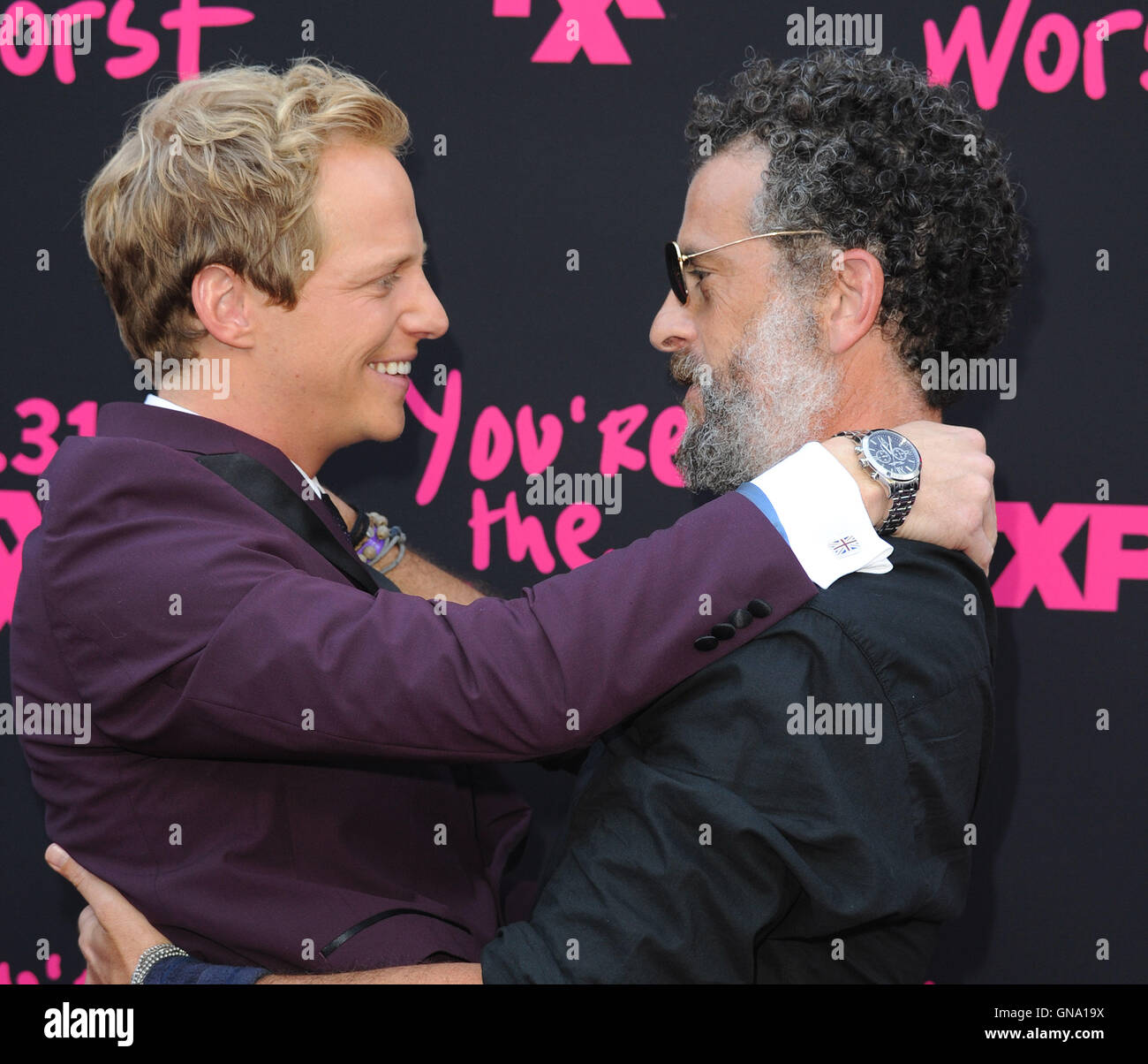 LOS ANGELES - AUGUST 28: Chris Geere and John Ales at the premiere of ...