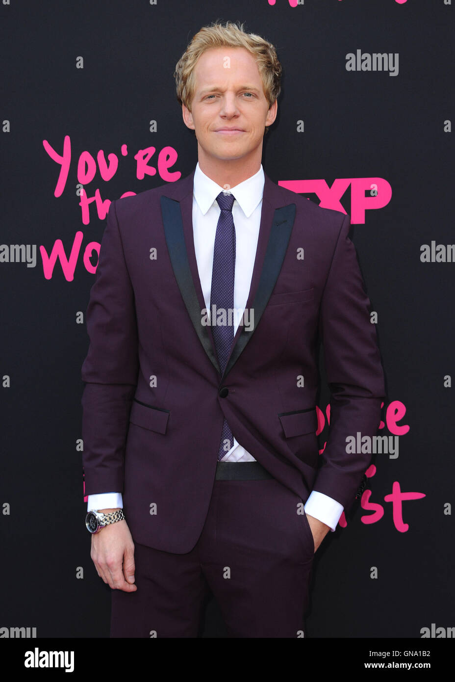 LOS ANGELES - AUGUST 28: Chris Geere at the premiere of FX's 'You're ...