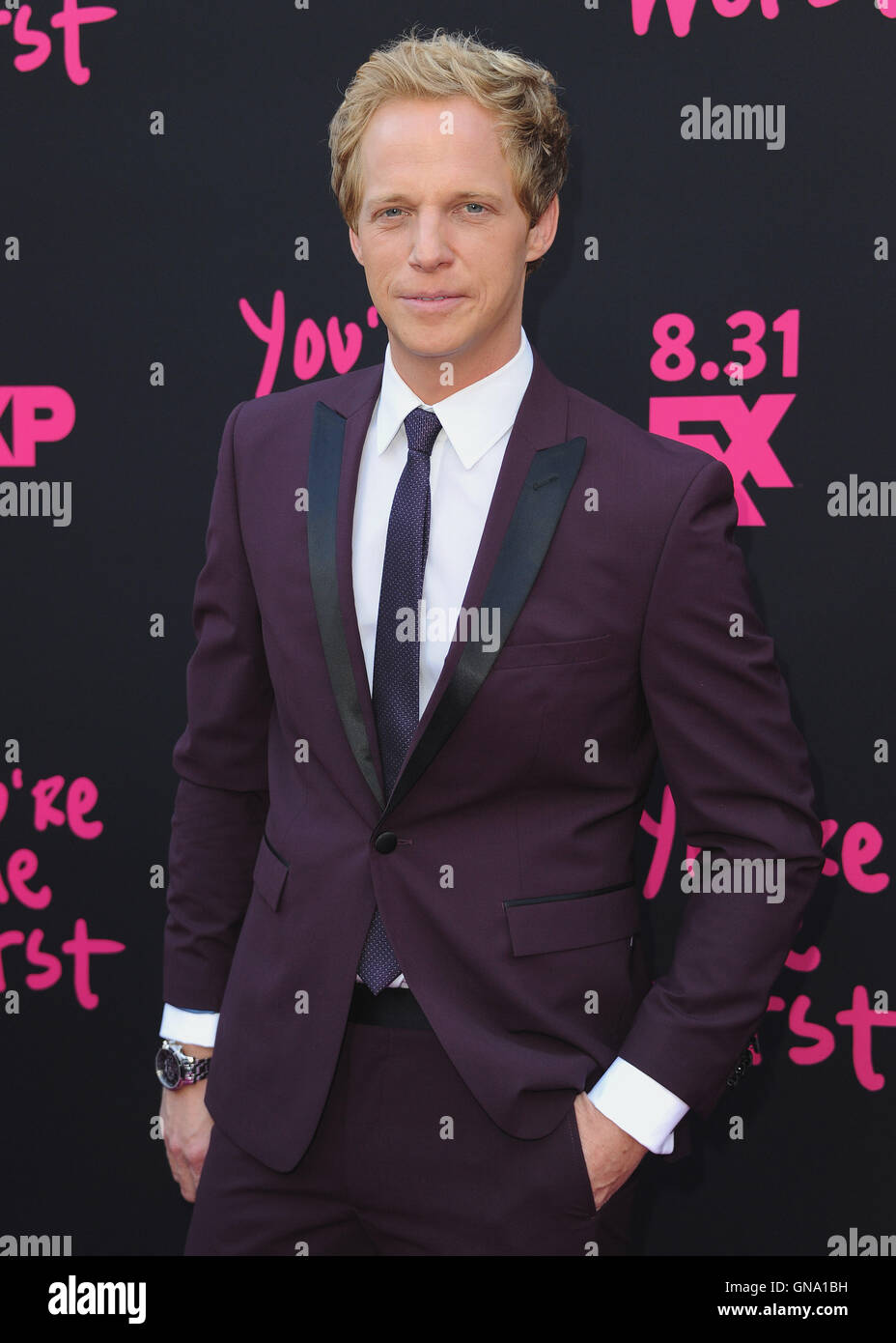 LOS ANGELES - AUGUST 28: Chris Geere at the premiere of FX's 'You're ...