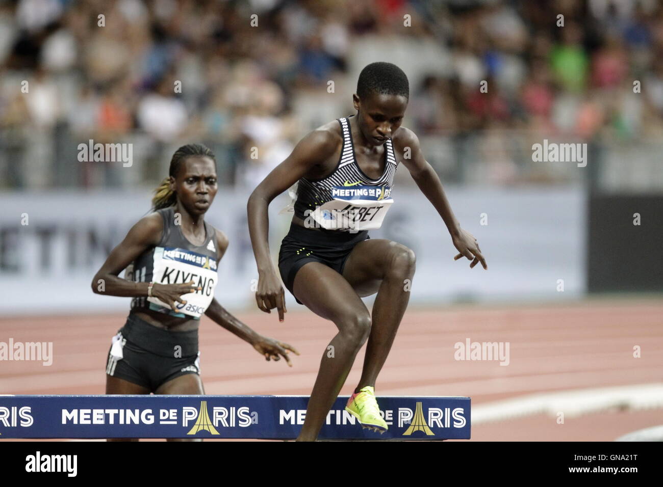 St Denis, Paris, France. 27th Aug, 2016. Olympic champion in the 3,000 ...