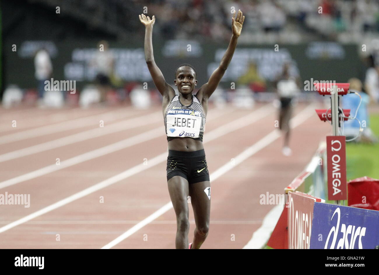 St Denis, Paris, France. 27th Aug, 2016. Olympic champion in the 3,000 ...