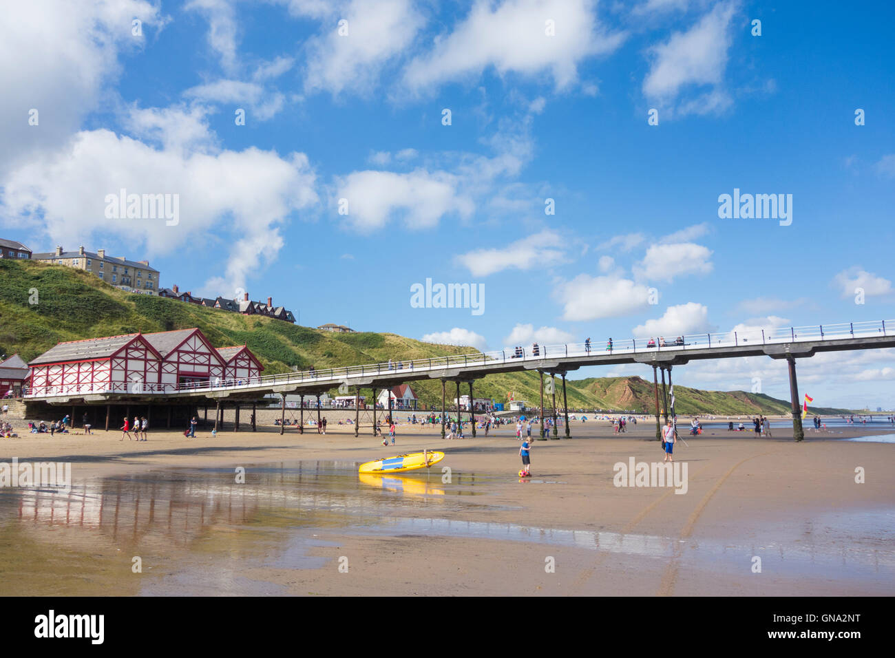 Saltburn beach victorian hi-res stock photography and images - Alamy