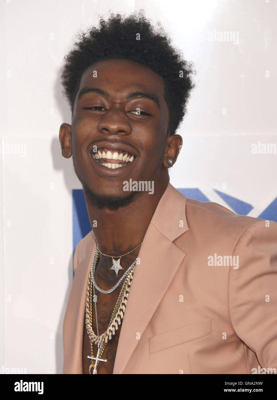 New York, New York, USA. 28th Aug, 2016. Hip hop artist DESIIGNER ...