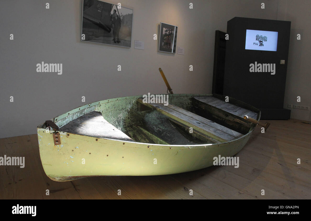 A row boat is on display at the Stadtmuseum Fuessen, Germany, 17 ...