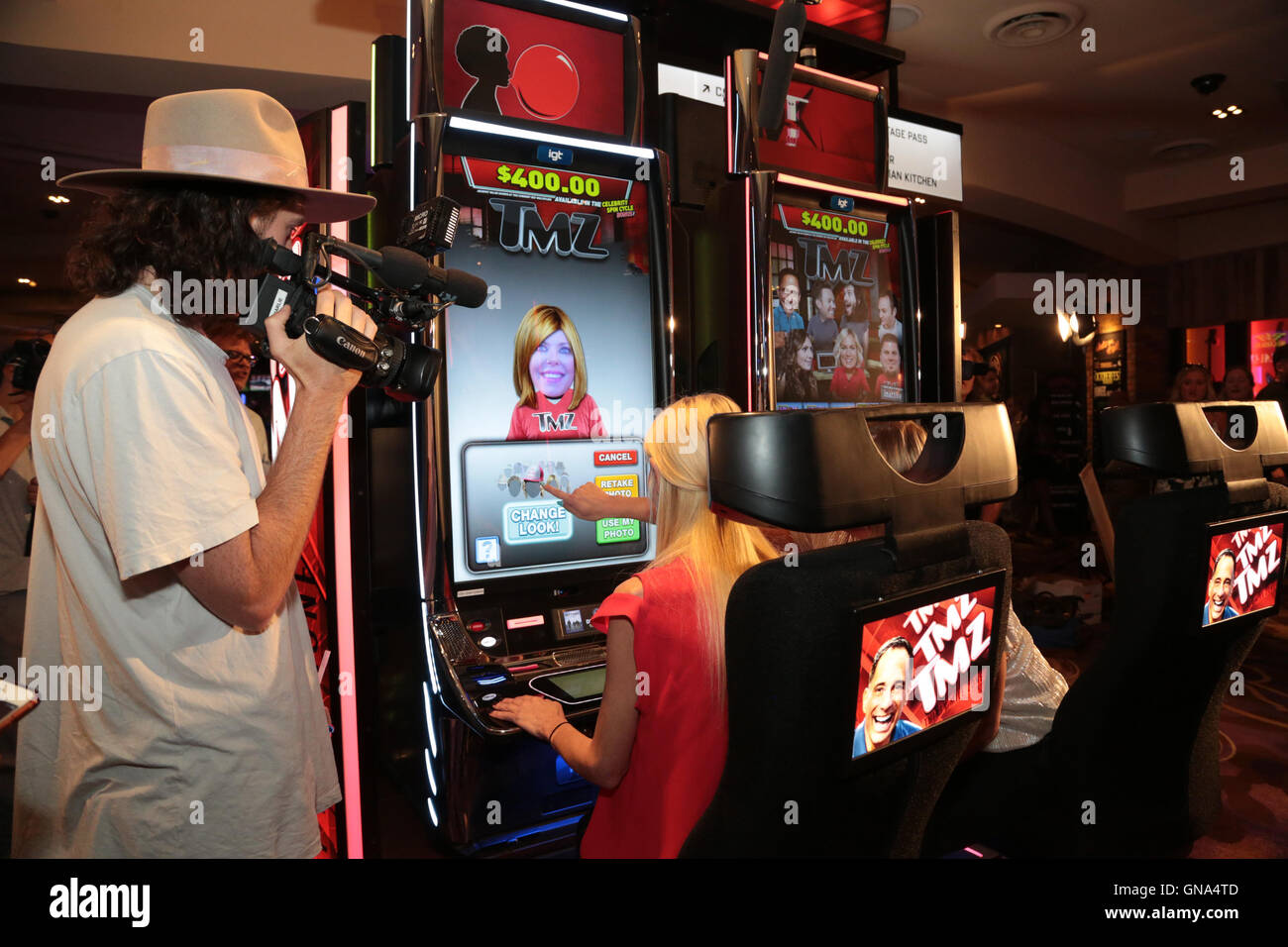 LAS VEGAS -- TMZ Executive Producer, Harvey Levin, TMZ Staffers and ...