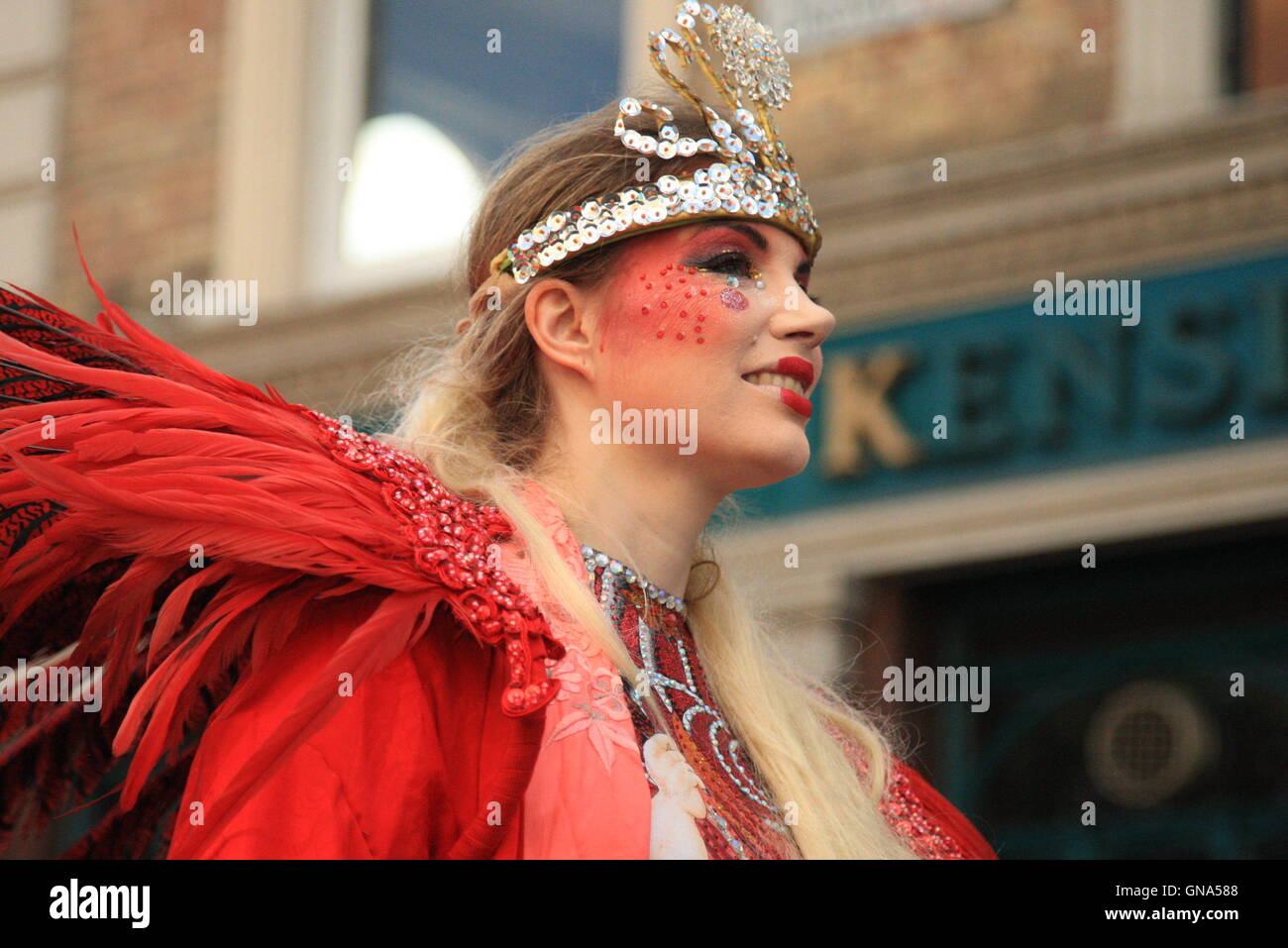 London, UK. 29th Aug, 2016. Revellers participate in the annual Notting ...