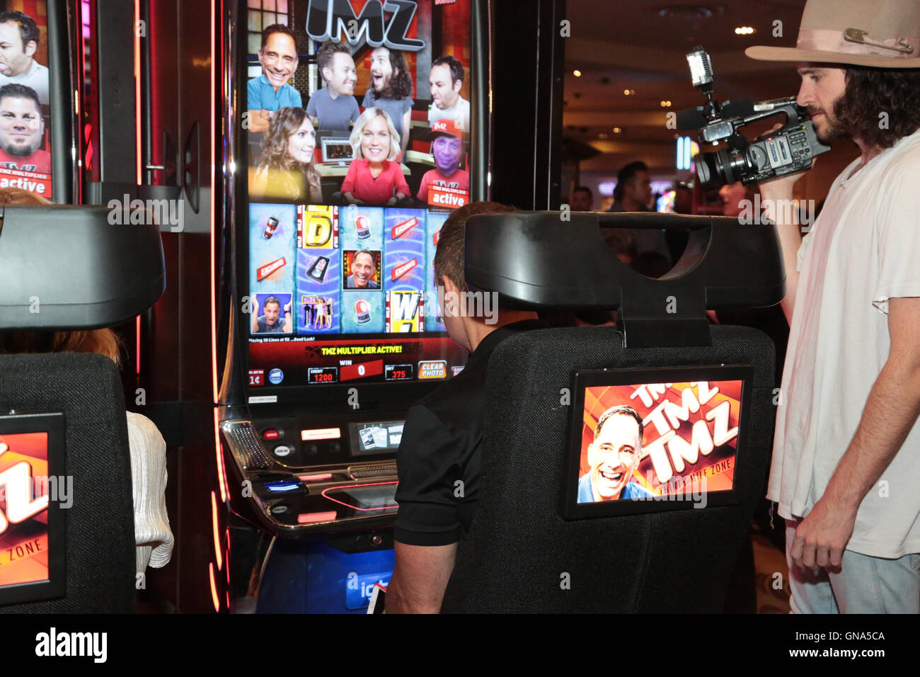 LAS VEGAS -- TMZ Executive Producer, Harvey Levin, TMZ Staffers and ...