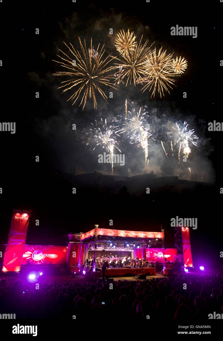 Edinburgh, Scotland, UK. 29th Aug, 2016. The Virgin Money Fireworks ...