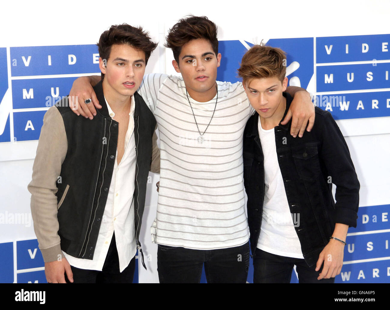 New York, New York, USA. 28th Aug, 2016. LIAM ATTRIDGE, EMERY KELLY and ...