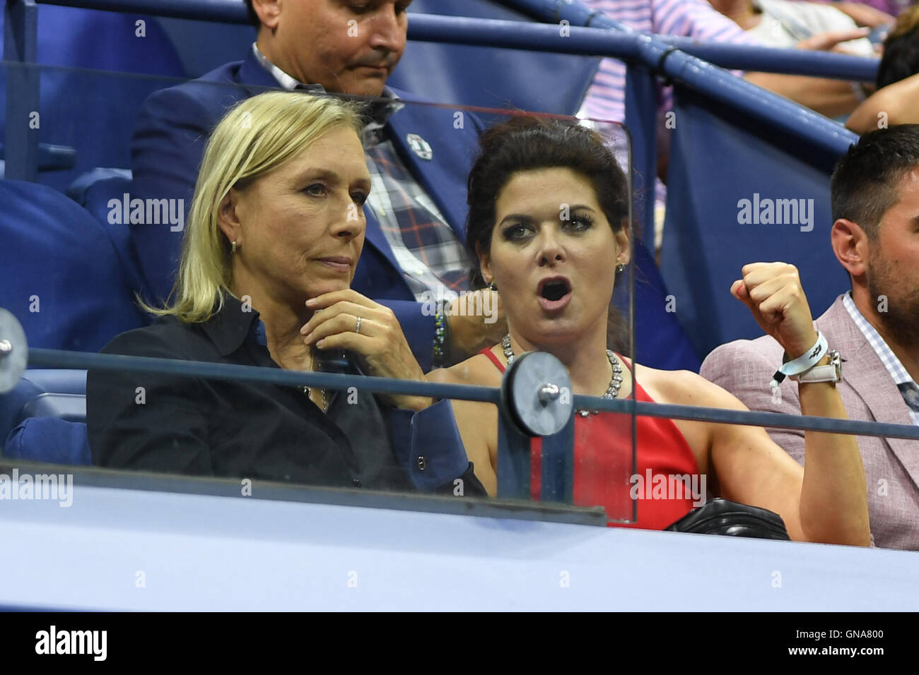 Flushing, New York, USA. 29th Aug, 2016. Martina Navratilova and Debra ...