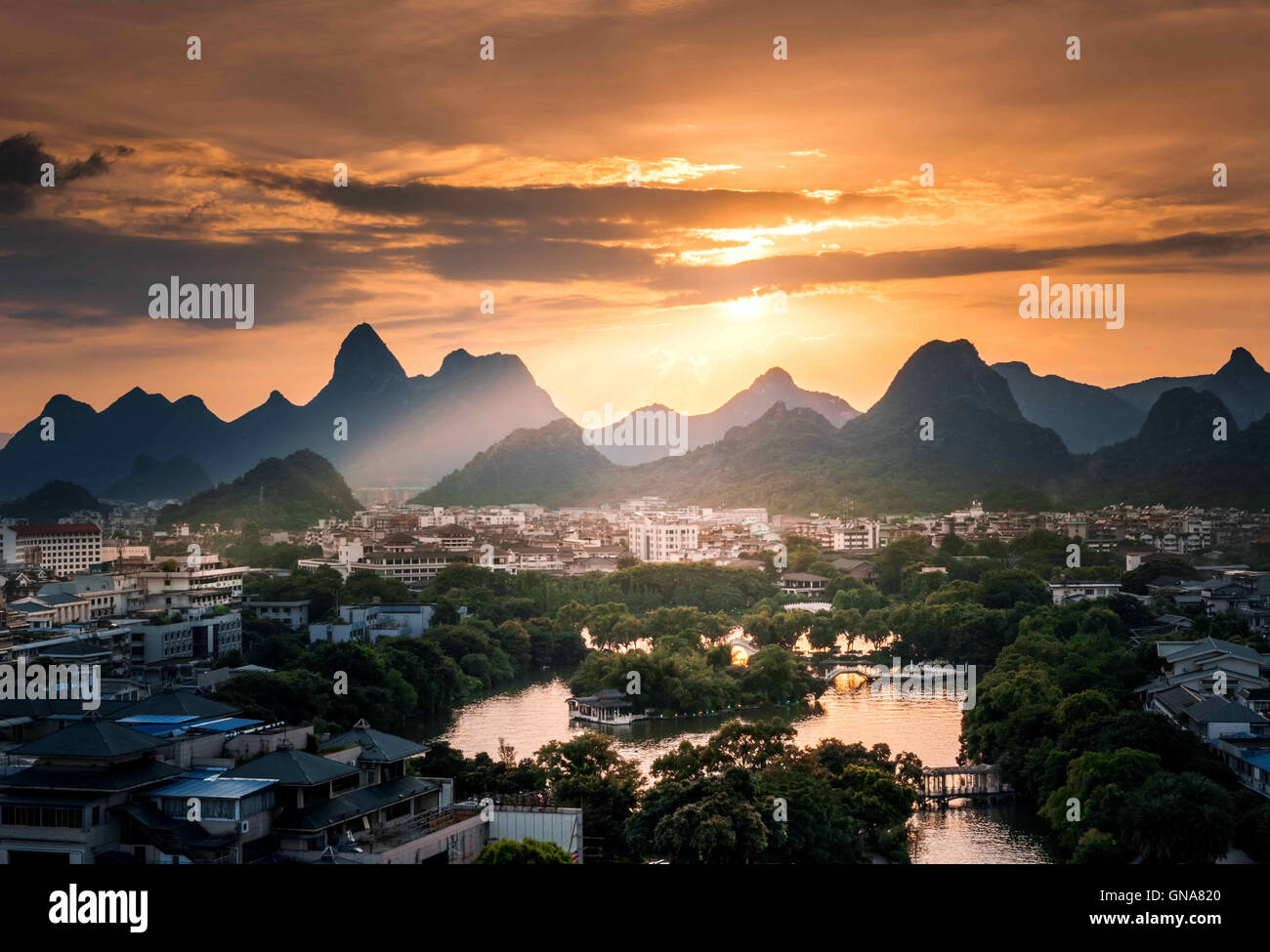 Guilin, Guilin, China. 30th Aug, 2016. Guilin, Beautiful landscape in ...