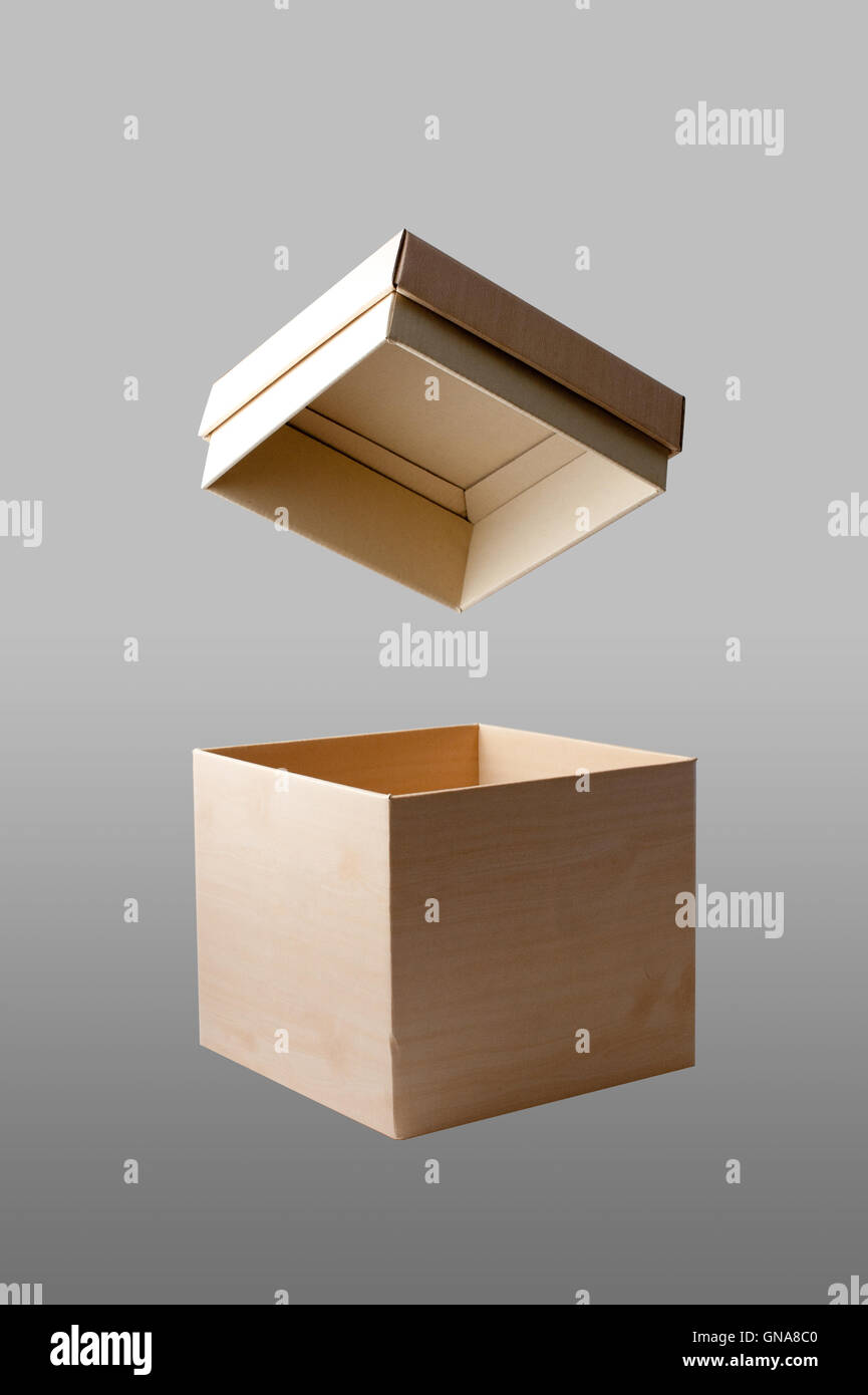 open square box in isolated background Stock Photo - Alamy