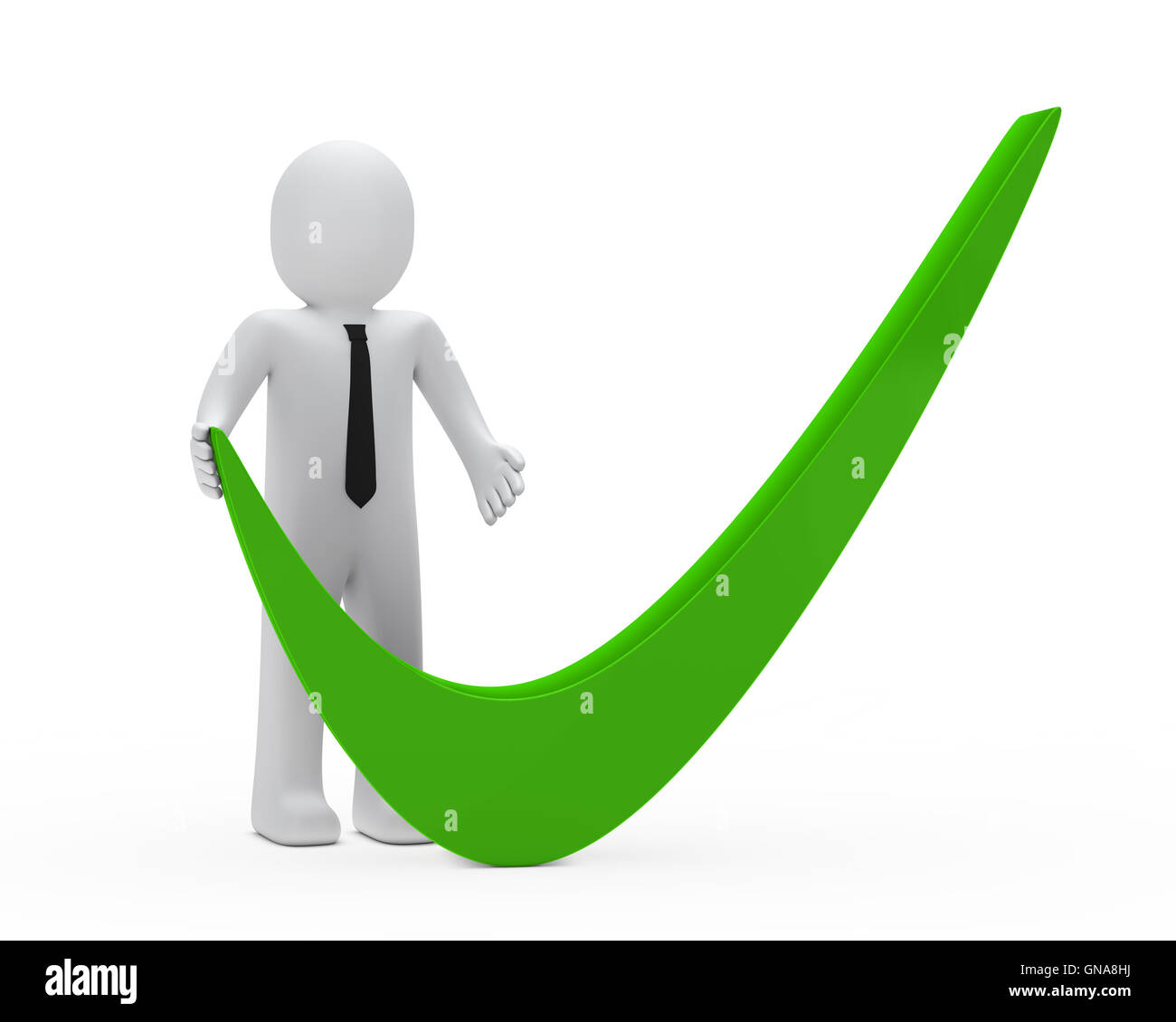 businessman hold check Stock Photo - Alamy