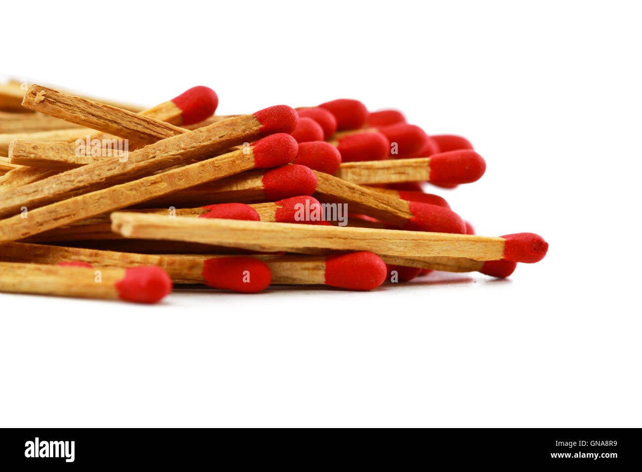 Match on white background Stock Photo - Alamy