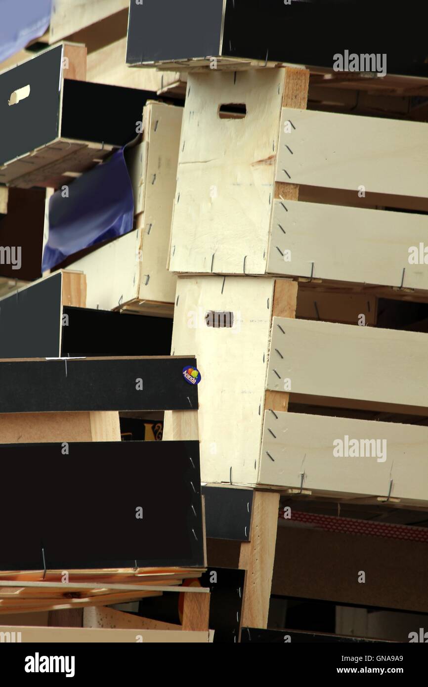 plain fruit boxes Stock Photo - Alamy