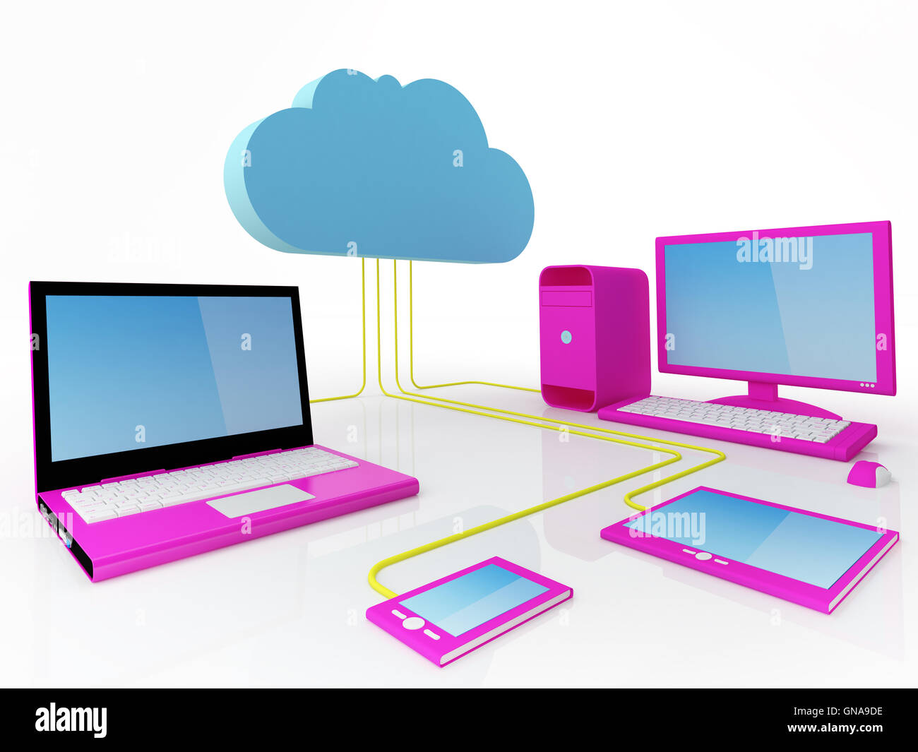 Cloud Computing Concept Stock Photo - Alamy